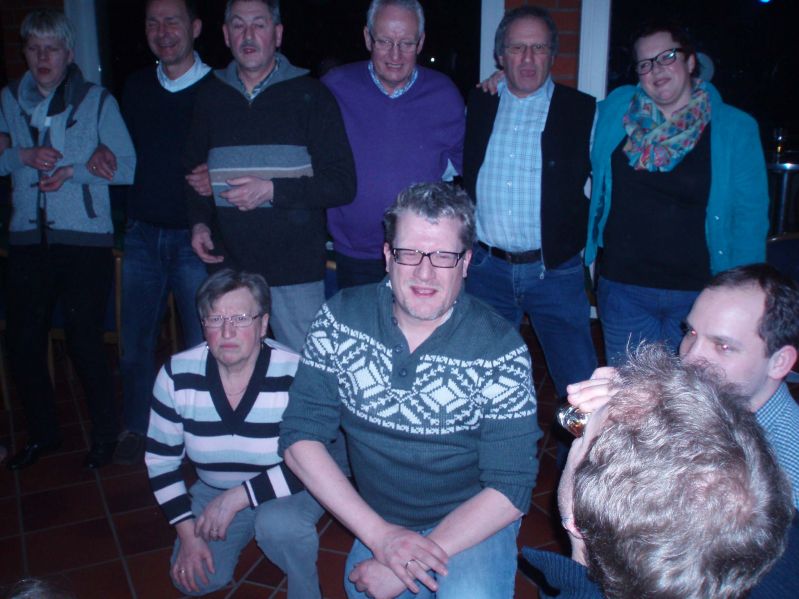 Gute Stimmung beim Kohlessen der AH - TUS Badbergen